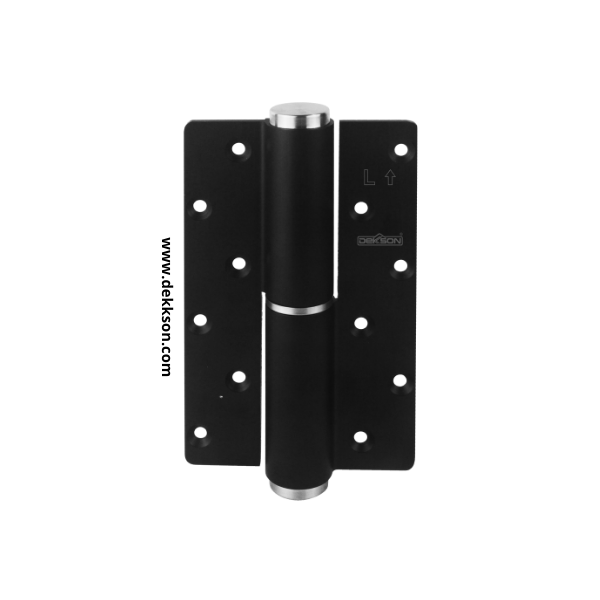 HYDRAULIC HINGE ES AL HYD 6 7X4 2X4MM MATT BLACK Dekkson Door HYDRAULIC HINGE ES AL HYD 6 7X4 2X4MM MATT BLACK Dekkson Door